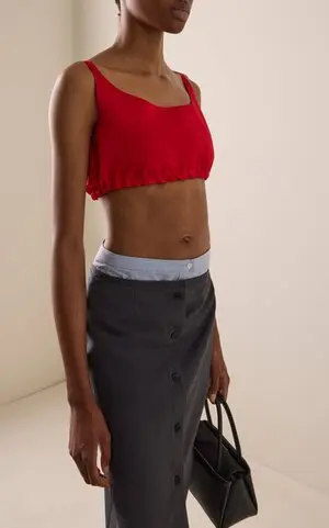 Prada Duchesse Silk Top