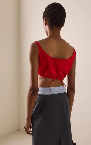 Prada Duchesse Silk Top