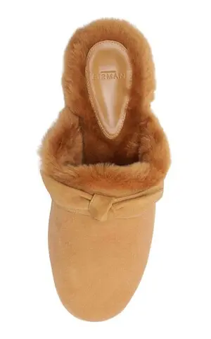 ALEXANDRE BIRMAN Clarita Babouche Shearling Mules