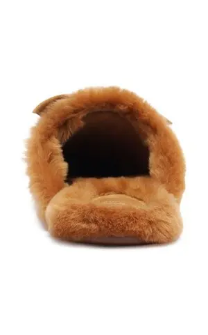 ALEXANDRE BIRMAN Clarita Babouche Shearling Mules