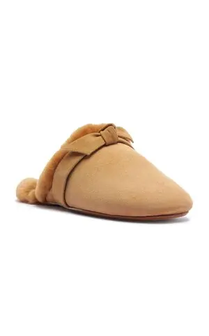 ALEXANDRE BIRMAN Clarita Babouche Shearling Mules