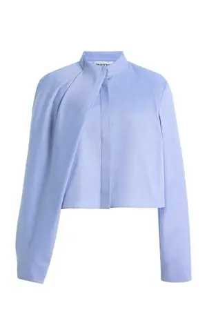 Partow King Cotton Blouse - Blue