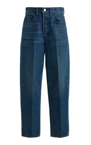 Partow Dylan Mid-rise Creased Jeans - Medium Wash