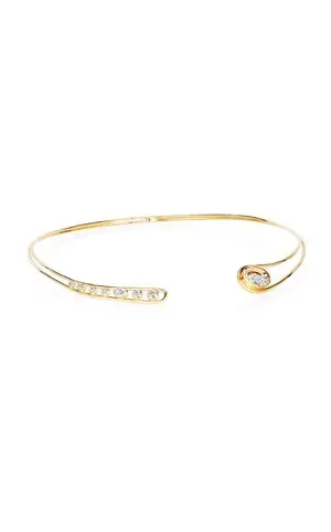Moritz Glik 18k Yellow Cascavel Choker Necklace Petite
