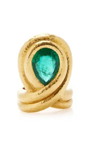 STEPHEN RUSSELL 18k Yellow Gold Emerald Ring