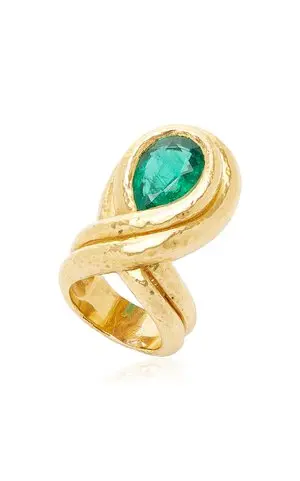 STEPHEN RUSSELL 18k Yellow Gold Emerald Ring