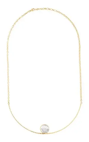 Moritz Glik 18k Yellow Bambole 15 Pave Necklace - Gold
