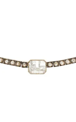 Moritz Glik 18k Yellow / 18k Palladium Grey Lume Revierie Necklace