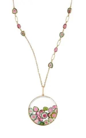 Moritz Glik 18k Yellow Gold Melancia 38 Necklace - Multi