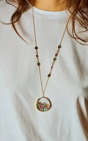 Moritz Glik 18k Yellow Gold Melancia 38 Necklace