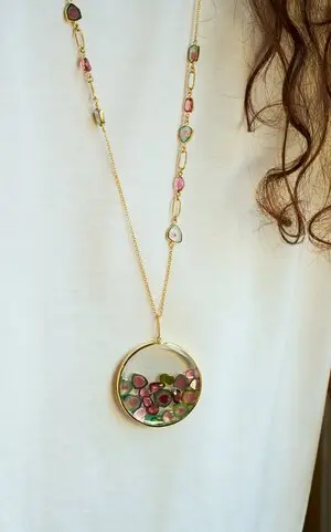 Moritz Glik 18k Yellow Gold Melancia 38 Necklace