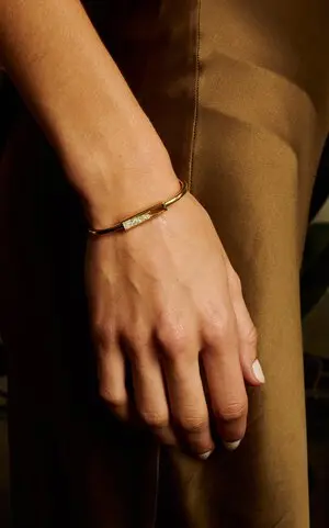 Moritz Glik 18k Yellow Core Bangle Bracelet Petite
