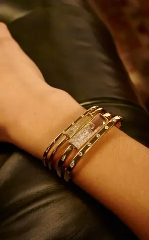 Moritz Glik 18k Yellow Core Bangle Bracelet Petite
