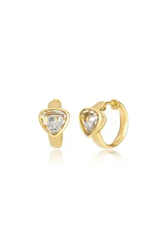 Moritz Glik 18k Yellow Neue Heart-ish Huggie Earrings - Gold