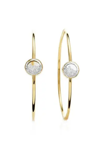 Moritz Glik 18k Yellow Aro 50 Hoop Earrings - Gold