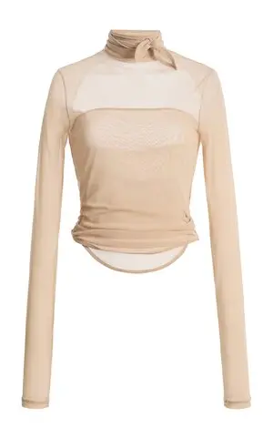 LEMAIRE Ballerina Tulle Scarf Top - Neutral