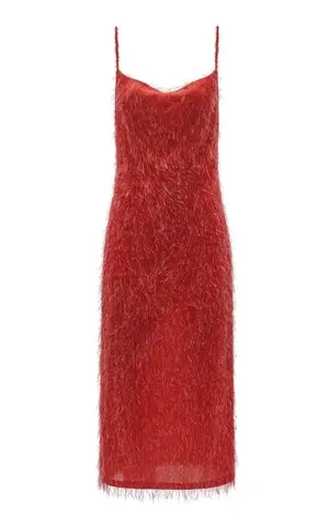 Bottega Veneta Fil Coupe Midi Dress