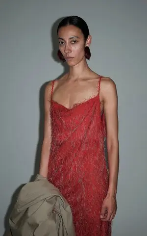 Bottega Veneta Fil Coupe Midi Dress