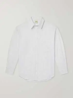 De Bonne Facture Architect Striped Cotton-poplin Shirt