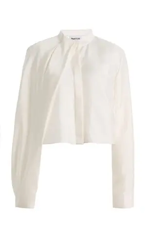 Partow King Silk Blouse - Ivory