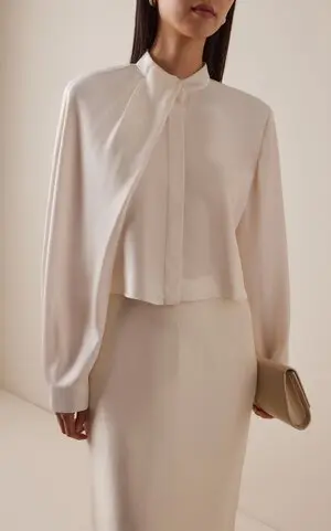 Partow King Silk Blouse - Ivory