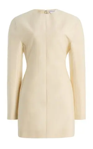 Bottega Veneta Tailored Silk-cotton Toile Mini Dress