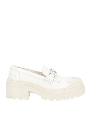 Dior Loafers Size Calfskin - White
