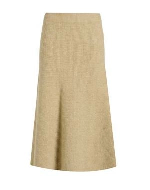 Fabiana Filippi Midi Skirt Sand Size Virgin Wool, Mohair Wool, Polyamide, Silk, Cashmere - Beige
