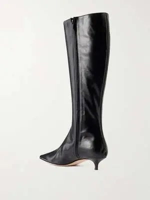 JIMMY CHOO Amis 35 Leather Knee Boots