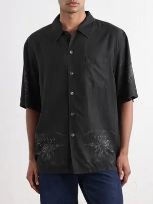 Our Legacy Every Printed Lyocell Shirt - Black