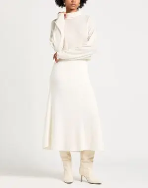 SEMICOUTURE Turtleneck Cream Size Alpaca Wool, Polyamide, Virgin Wool
