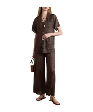 Calle Del Mar Open-knit Shirt