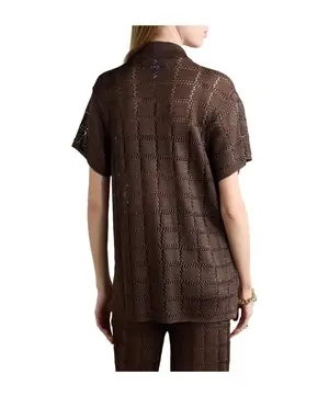 Calle Del Mar Open-knit Shirt