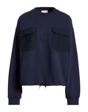 SEMICOUTURE Sweatshirt Midnight Size Cotton, Elastane - Blue
