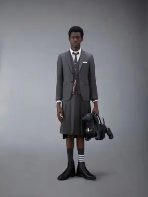 Thom Browne Classic-rise Pleated Skirt