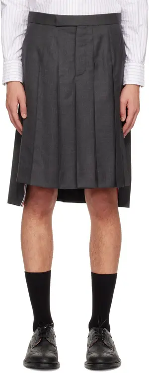 Thom Browne Classic-rise Pleated Skirt