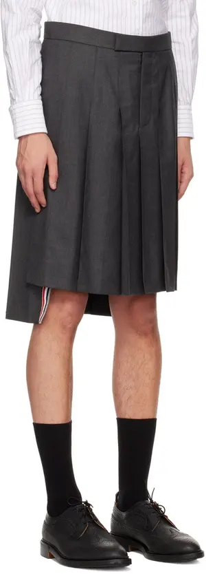Thom Browne Classic-rise Pleated Skirt