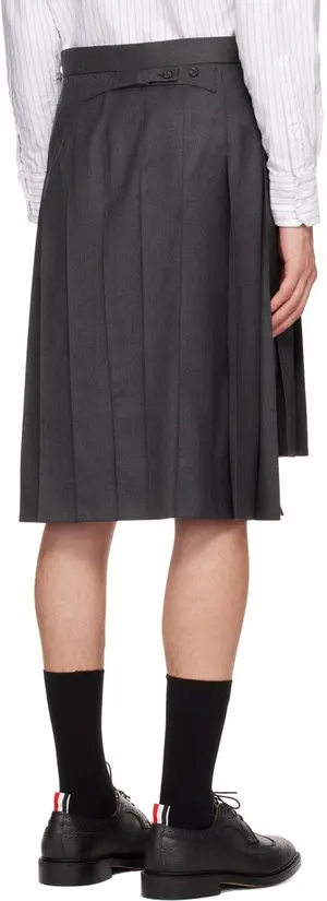 Thom Browne Classic-rise Pleated Skirt