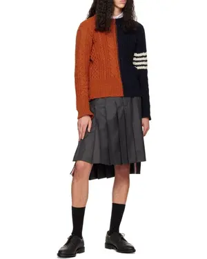 Thom Browne Classic-rise Pleated Skirt