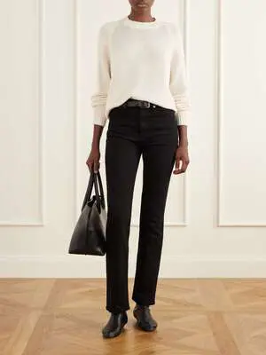 JAMIE HALLER The Slim Stovepipe Skinny-leg Denim Pants