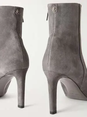 JIMMY CHOO Frankie 85 Suede Ankle Boots