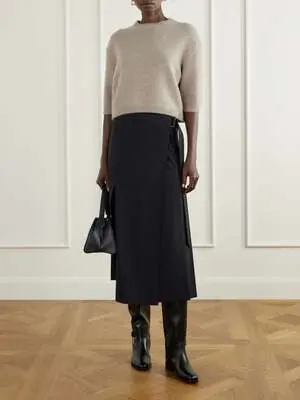 JIMMY CHOO Lawton Knotted Leather Knee Boots