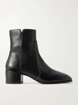 JIMMY CHOO Eliot 45 Full-grain Leather Ankle Boots