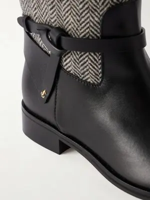JIMMY CHOO Lawton Knee High Boots - Black