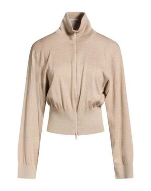 Brunello Cucinelli Cardigan Size Cashmere, Silk, Polyamide, Metallic Polyester - Beige