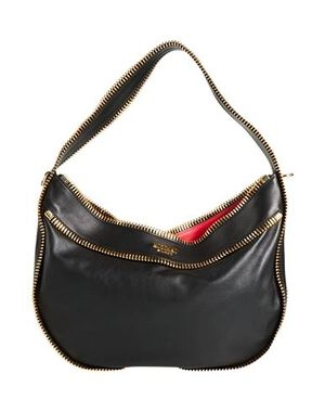 Moschino Shoulder Bag Leather - Black