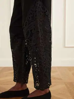 Sea Shiloh Embroidered Barrel-leg Jeans
