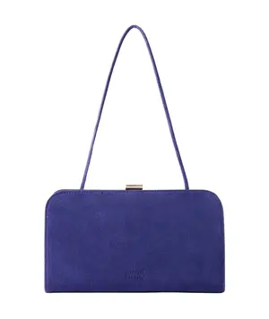 LOEFFLER RANDALL Zella Suede Clutch - Purple