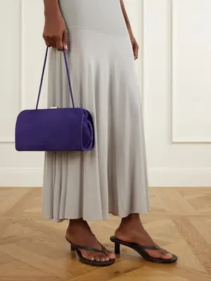 LOEFFLER RANDALL Zella Suede Clutch