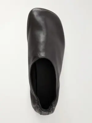 LEMAIRE Glove Leather Slip-on Shoes - Brown